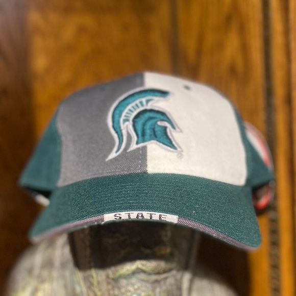 Zephyr | Accessories | Vintage 9s00s Msu Spartans Fitted Hat By Zephyr ...